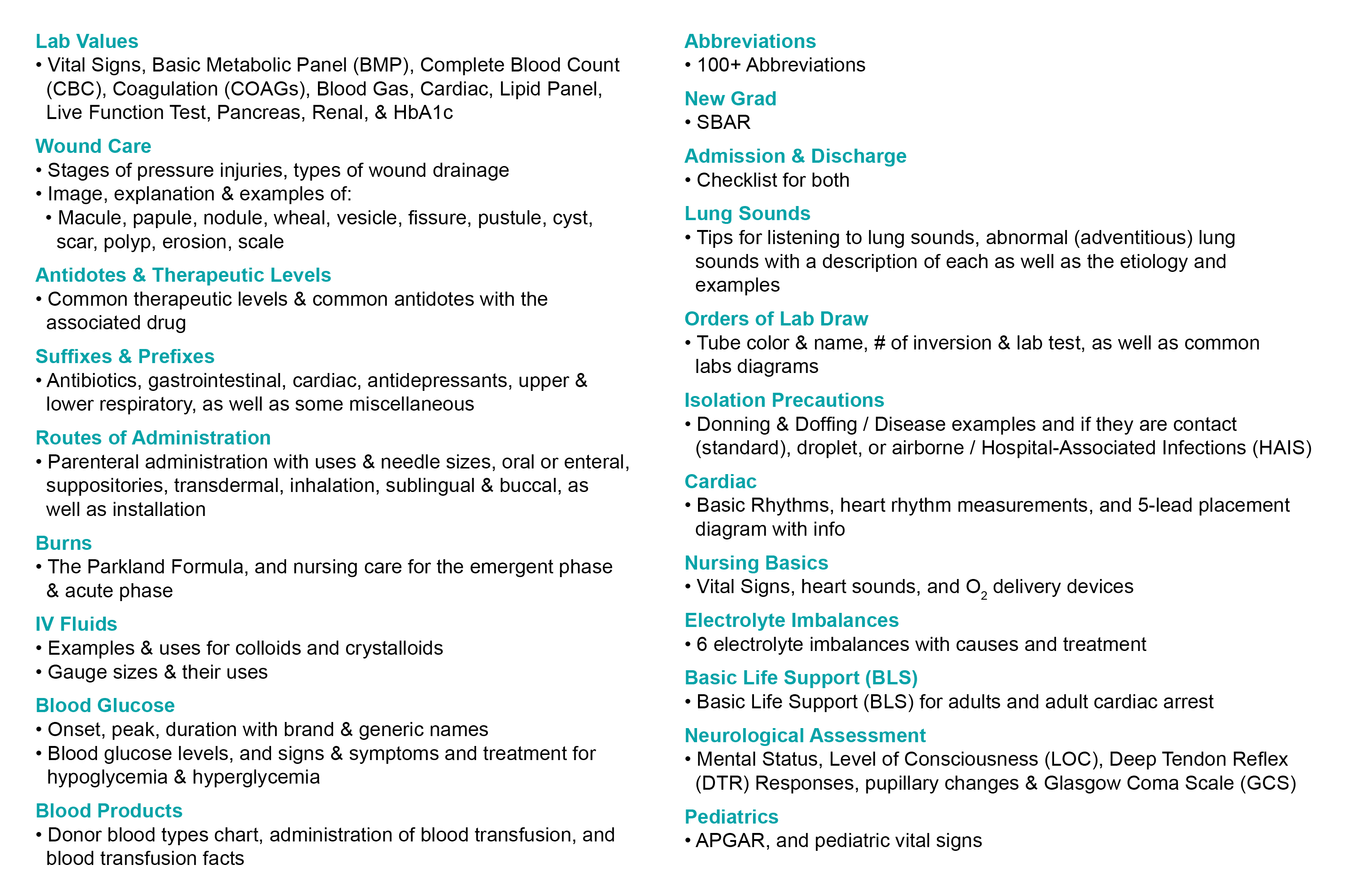 What's included in the Clinical Badge Card Pack? – NurseInTheMaking